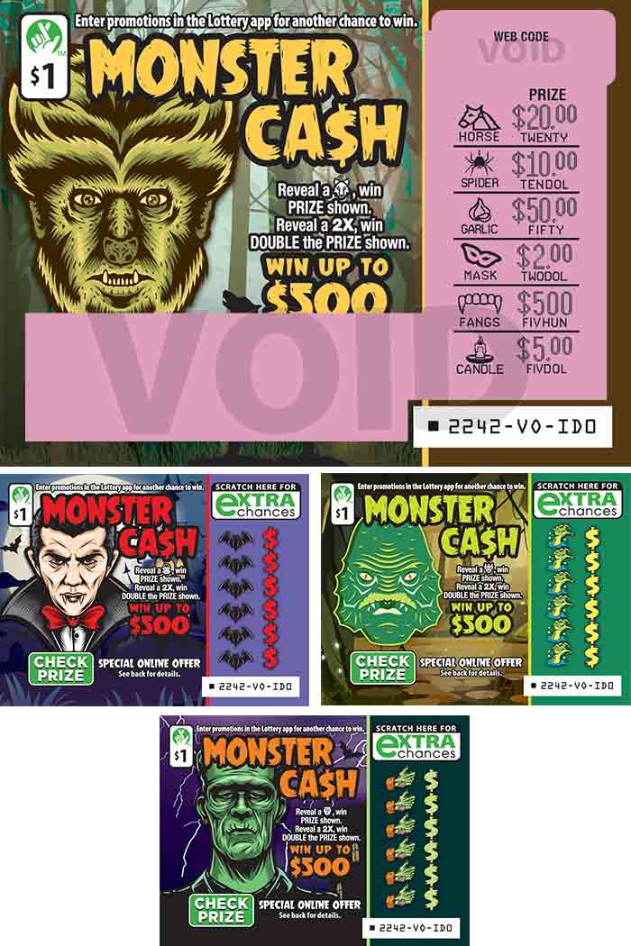 Monster Cash Scratcher #2242 | Virginia Lottery