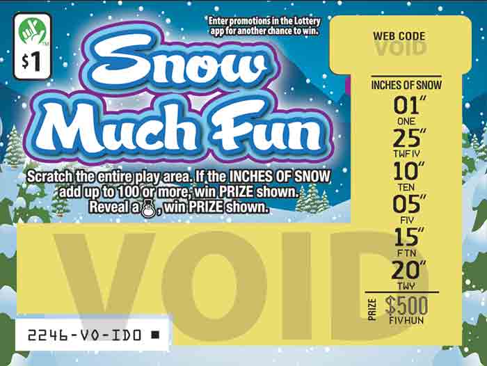 Snow Much Fun Scratcher #2246 | Virginia Lottery